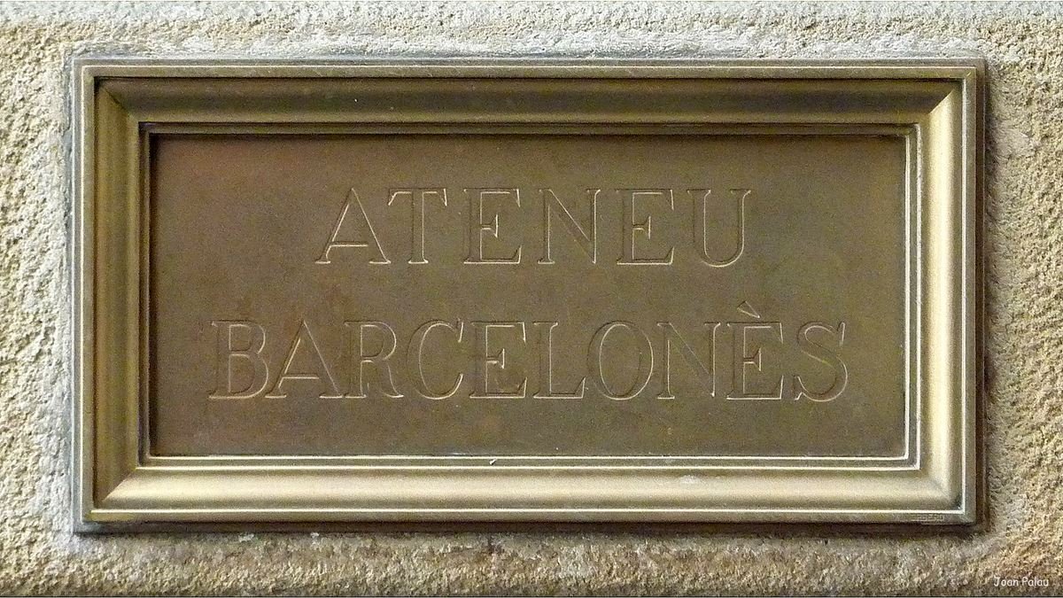 Ateneu Barcelonès – Barcelona Modernista y Singular